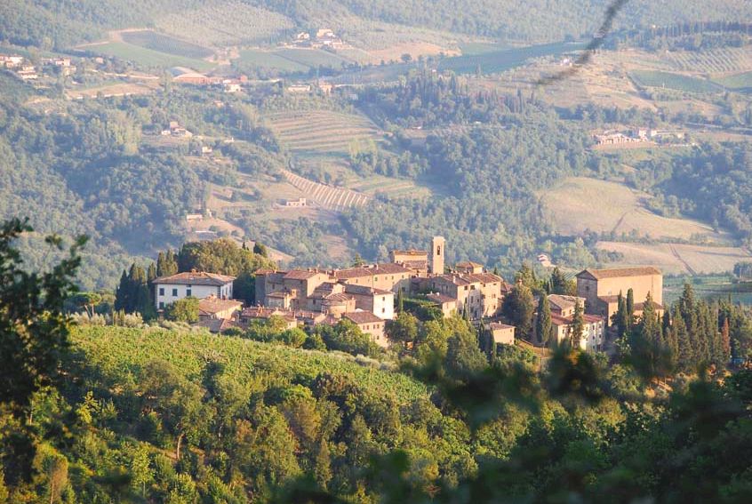 Volpaia - the Chianti wine village of Volpaia in Tuscany